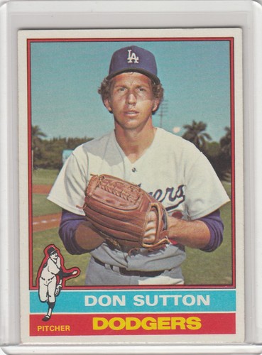 1976 Topps Baseball Card #530 Don Sutton Los Angeles Dodgers - NrMt-Mt ...