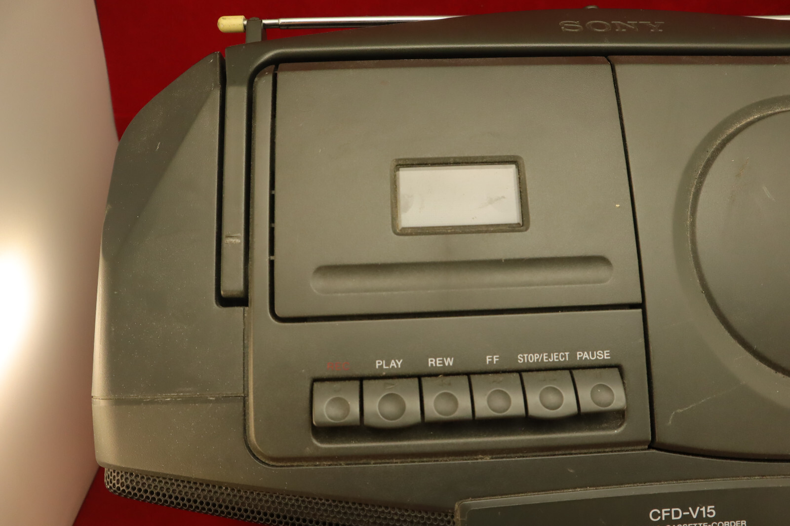 Sony CFD-V15 AM FM Cassette Recorder CD Player Mega Bass Portable Radio Boom Box | eBay