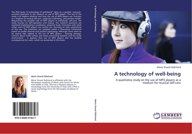 A technology of well-being von Marie Strand Skånland (2012, Taschenbuch ...