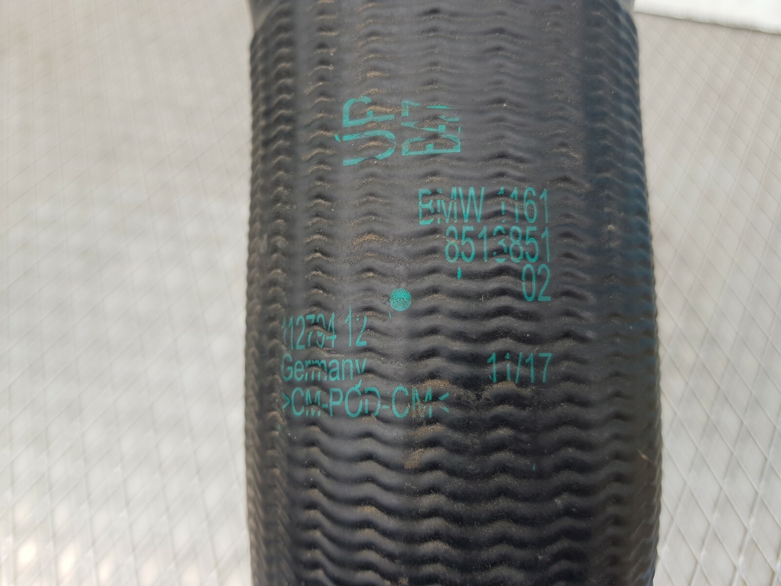 2018 BMW 2 SERIES F22 2.0 DIESEL TURBO INTERCOOLER PIPE 11618513851 ...