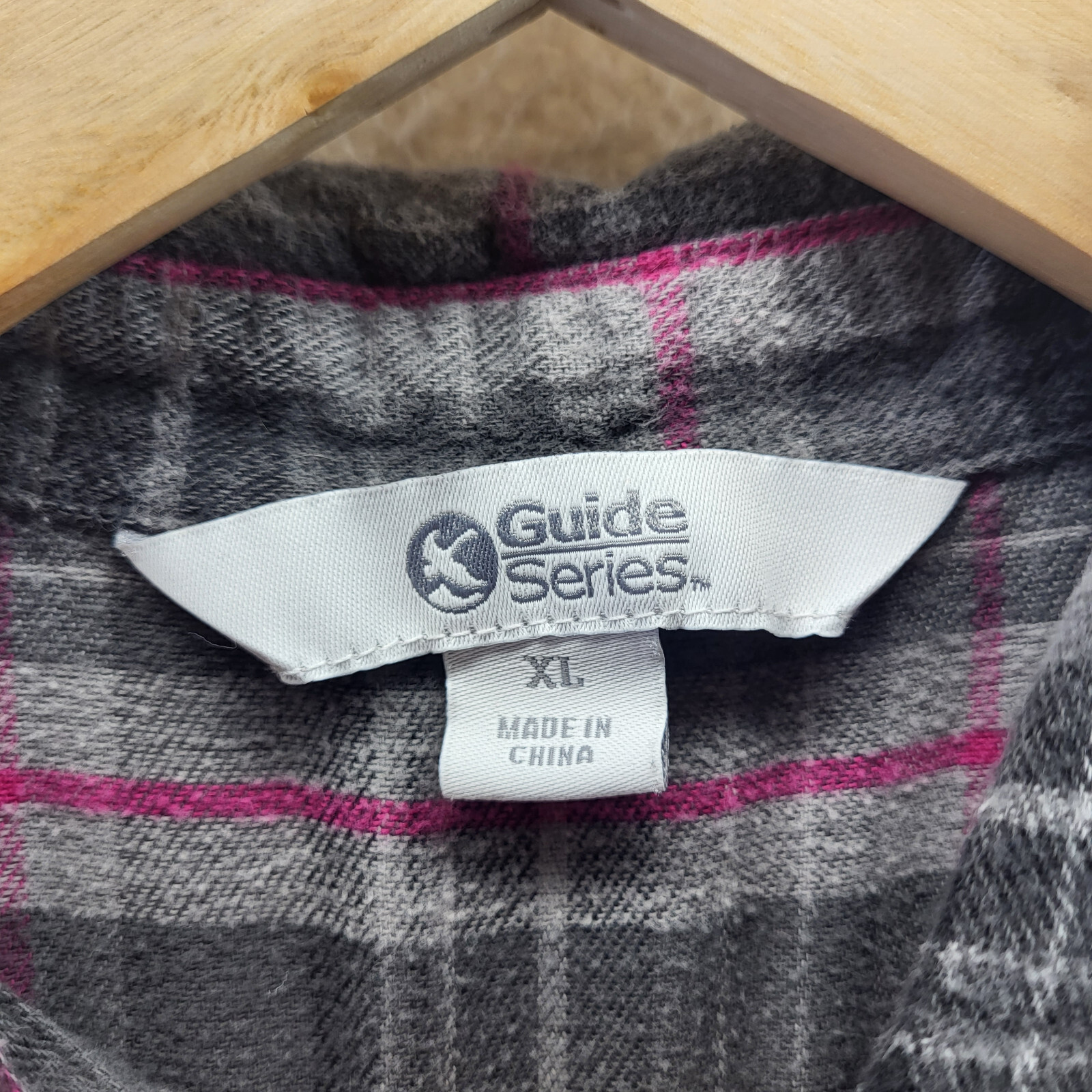 Gander Mountain Guide Series Flannel Shirt Womens Extra Large Gray ...