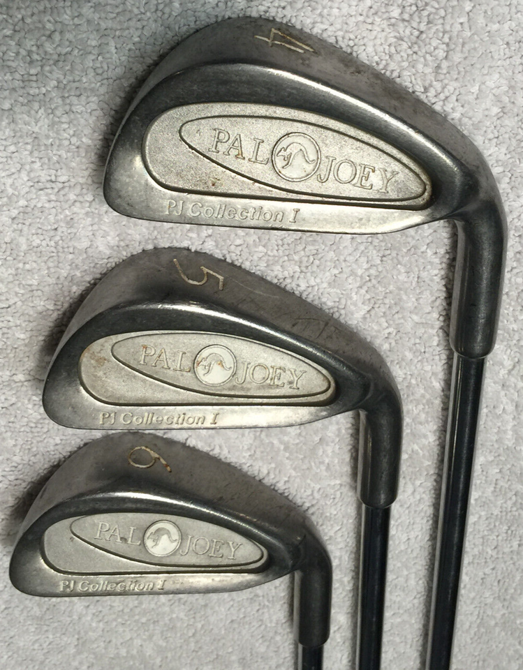 Pal Joey PJ Collection I Golf Clubs Iron Set 4,5,6,7,8,9 - RH - Steel ...
