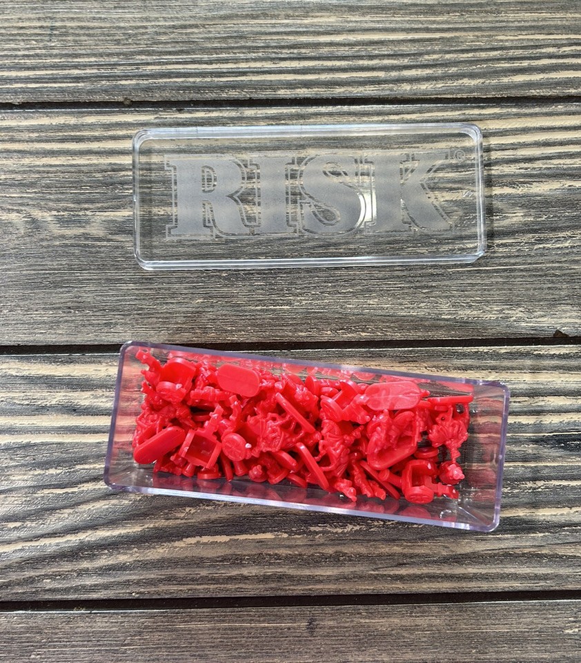 Vintage 1993 Risk Game Replacement Piece Part Red Pieces I | eBay