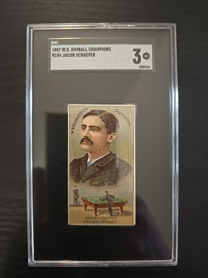 1887 N184 W.S. Kimball Champions Jacob Schaefer SGC 3 | eBay