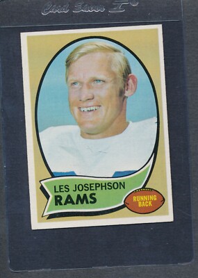1970 Topps #253 Les Josephson Rams EX/MT *8674 | eBay