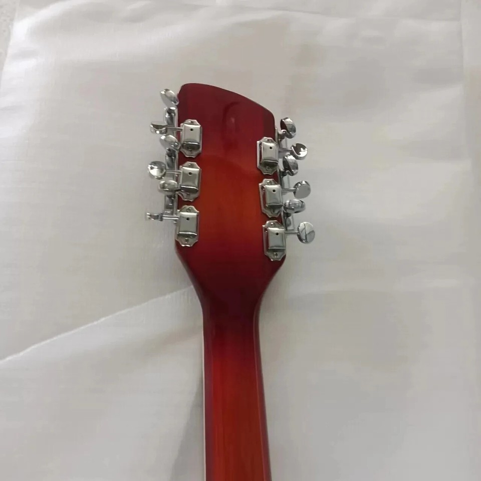 High Quality Rick 12 String Electric Guitar Cherry Red Customized Free ...