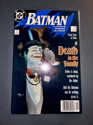 Batman #429 (1989, VF) Newsstand Variant, DC Comics, Death In The ...
