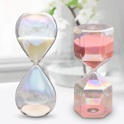 Sand Hourglass Ornament Colorful Sandglass for Festival Office Desktop ...