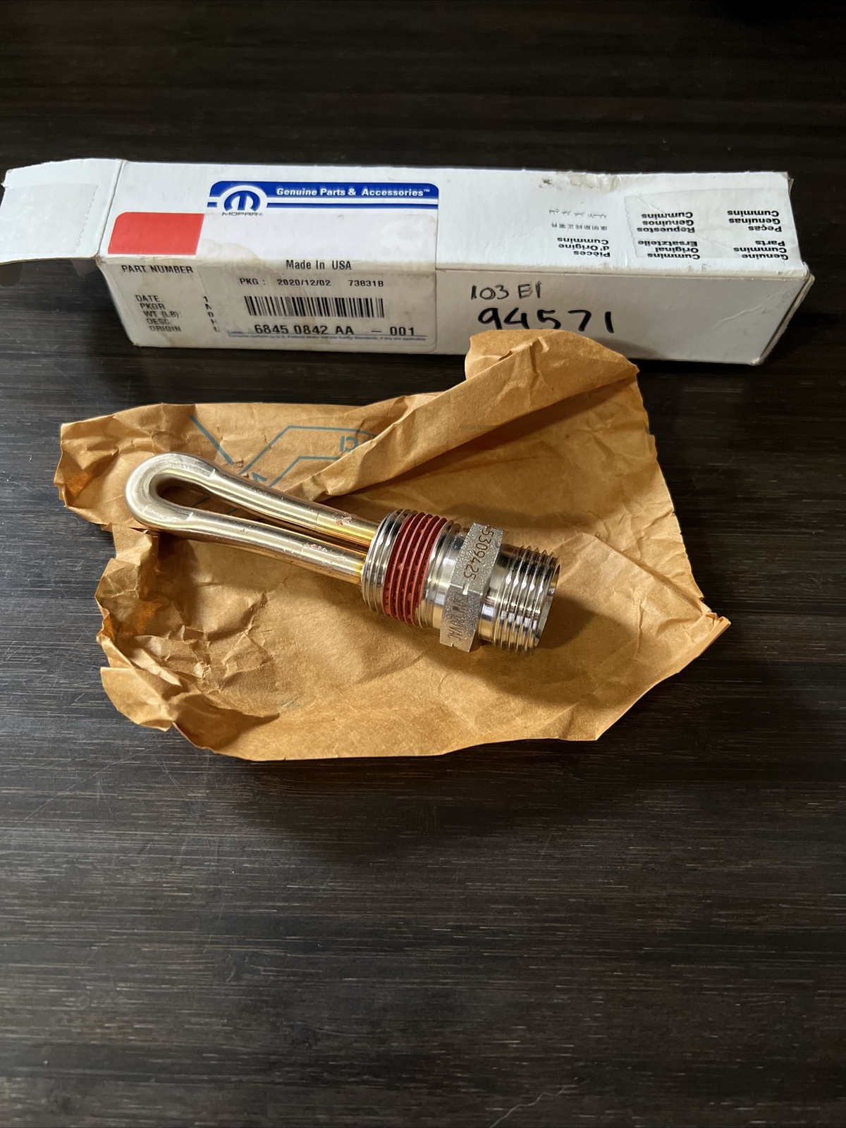 Engine Heater-ST, VIN: L Mopar 68450842AA for sale online | eBay