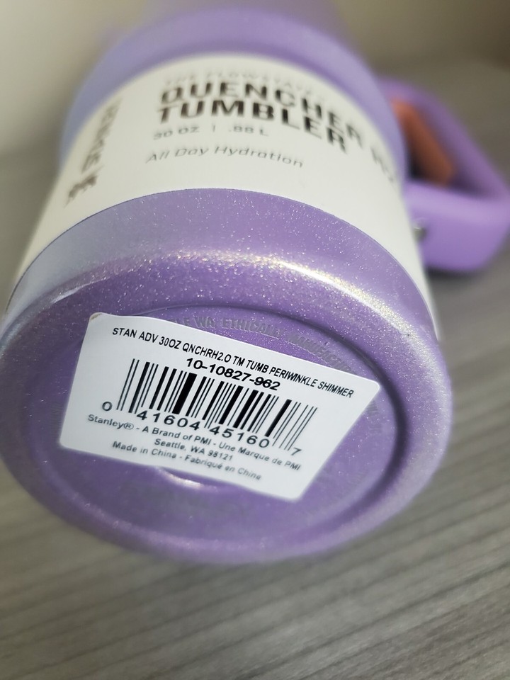 Stanley NEW FREQUENCY Periwinkle Shimmer PURPLE 30 oz Tumbler NEW SHIPS ...