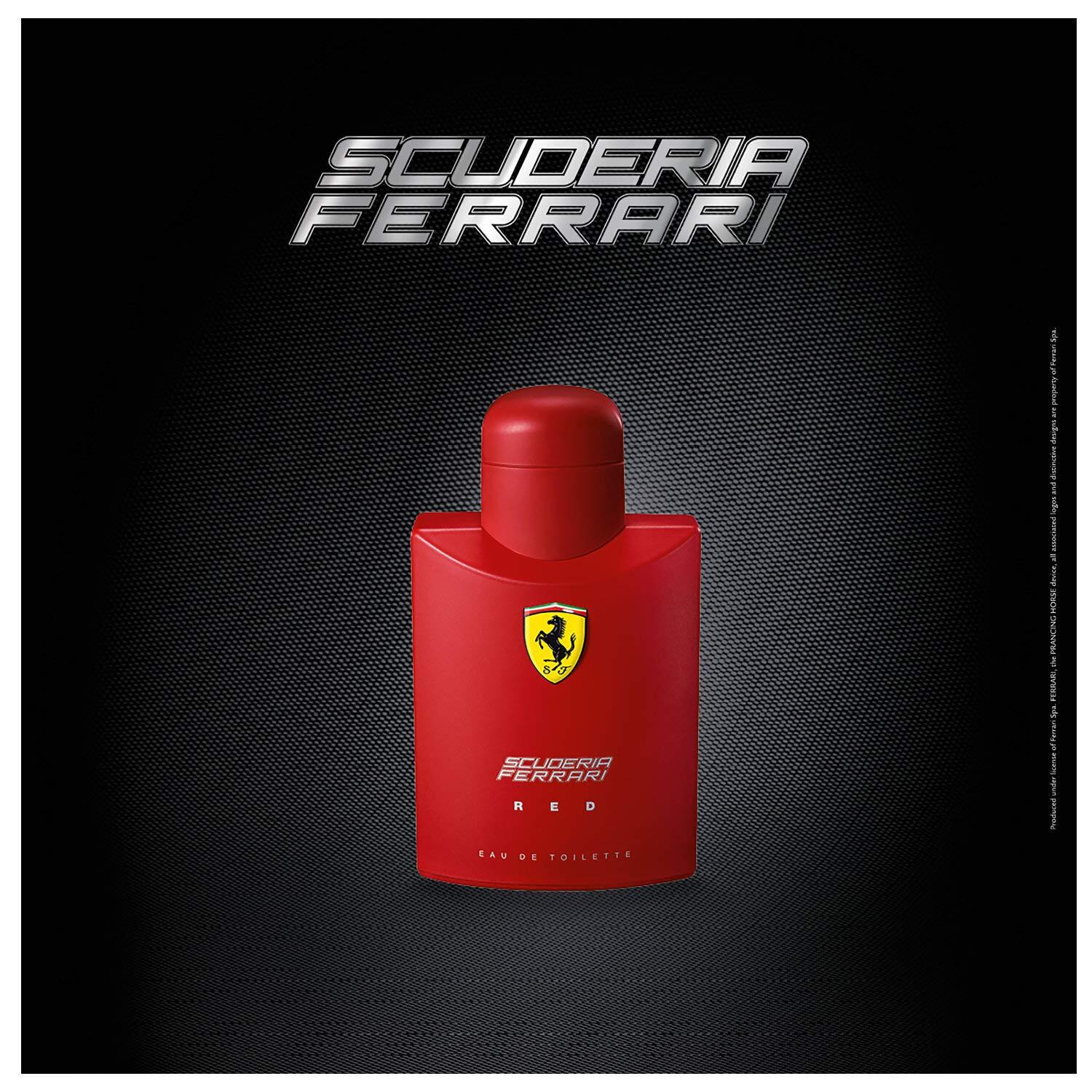 Ferrari Scuderia Red for Men Eau De Toilette Spray, 4.2 Fluid Ounce | eBay