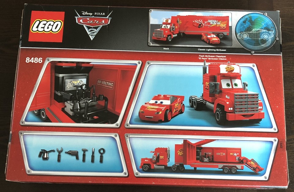 LEGO Disney Pixar Cars 2 Mack’s Team Truck (8486) New Sealed Box ...