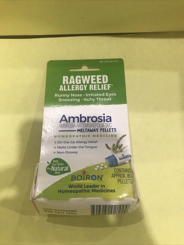 Boiron Ambrosia 30C Homeopathic Medicine for Ragweed Allergies&Hay ...