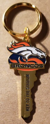 DENVER BRONCOS "Key to the Stadium" Key Ring | eBay