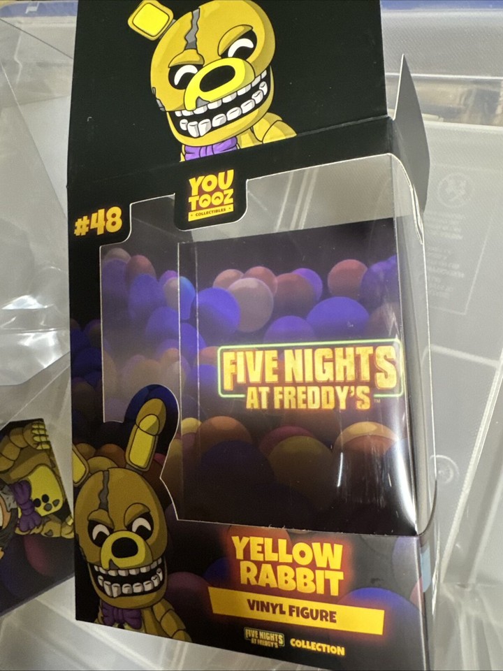 YouTooz Limited • Five Nights at Freddys • YELLOW RABBIT #48 • w/pro ...