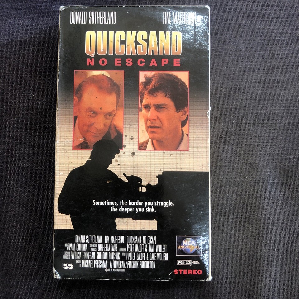 Quicksand: No Escape (VHS, 1993) 96898127530| eBay