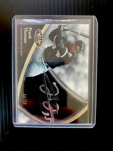 2020 Topps Tier One Talent FRANK THOMAS On Card SILVER Ink Autograph ...