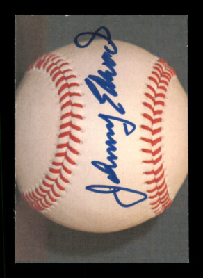 Custom Card - Johnny Edwards - On Card Autograph | eBay