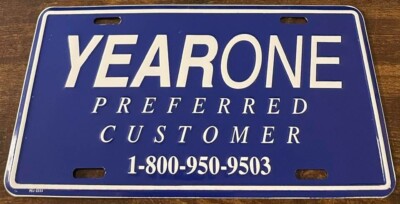 Yearone Preferred Customer Booster License Plate Classic Car Parts 1964 ...