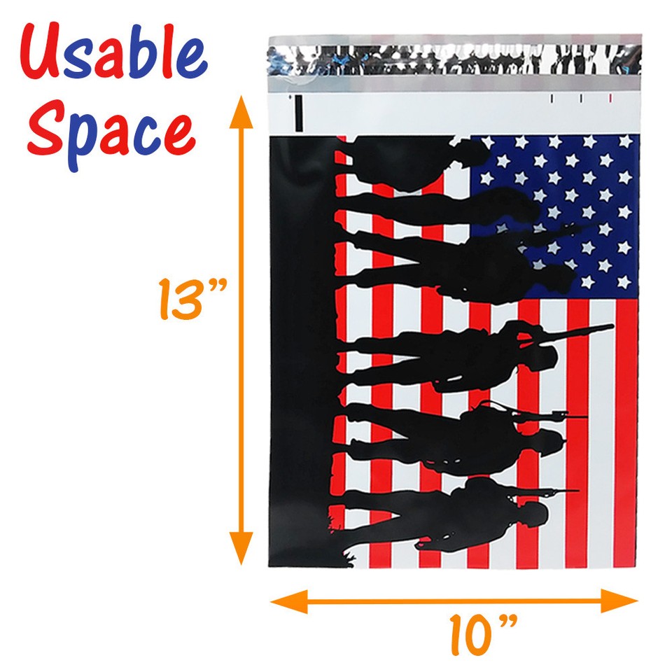 10x13 Poly Mailers Designer FUN Self Adhesive Shipping Bags 50,100, 200 ...