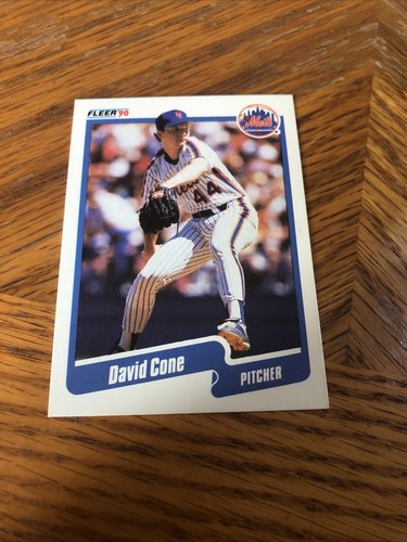 1990 Fleer Baseball Card David Cone New York Mets #200 | eBay