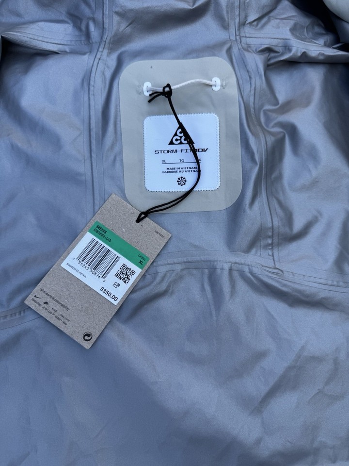 Nike Storm-Fit ADV ACG Chain of Craters Jacket Stone DB3559-145 Men’s ...