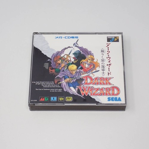 Dark Wizard W/Manual Sega Mega Drive CD MCD Genesis Very Good Used Game ...