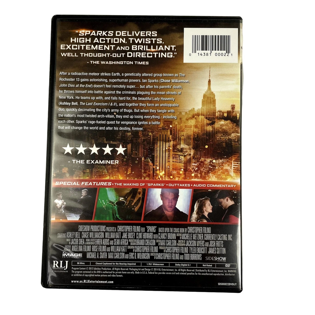 Sparks Dvd Cover