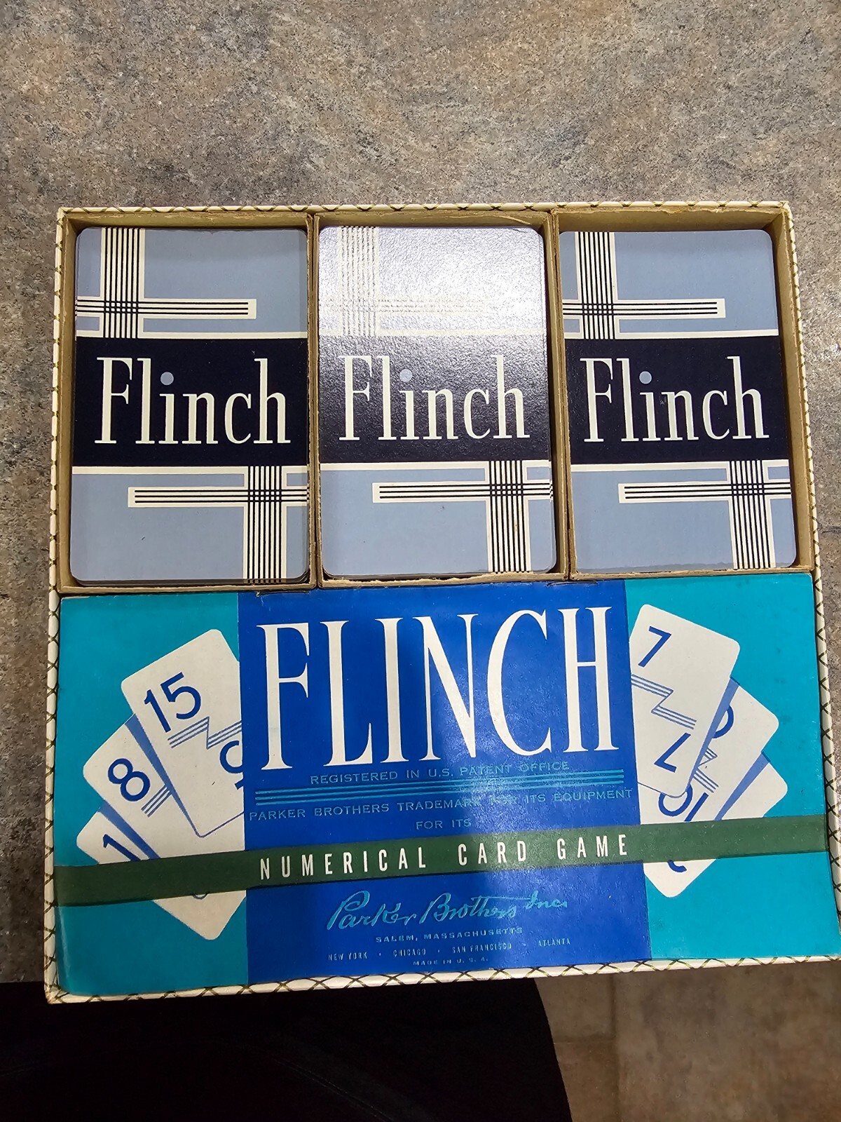 Vintage Flinch Card Game 1951 by Parker Bothers Complete | eBay