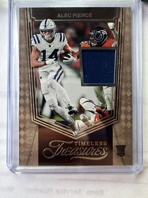 2022 Panini Chronicles Alex Pierce Timeless Treasures Patch Rookie Card ...