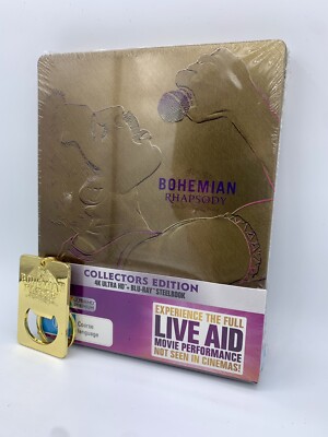 Bohemian Rhapsody Steelbook 4K UHD / Blu-Ray + Gift | Region B | New ...