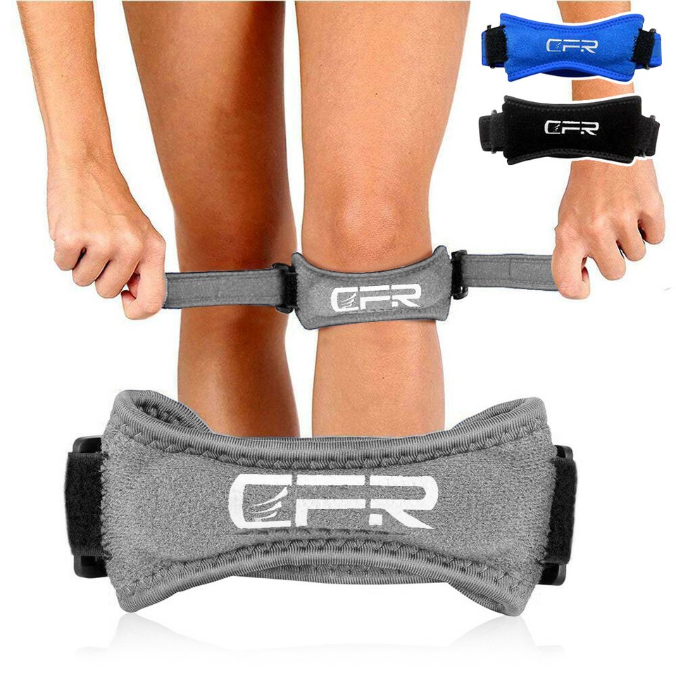 UNISEX KNEE BRACE SUPPORT PATELLA STABILIZER STRAP ARTHRITIS TENDON ...