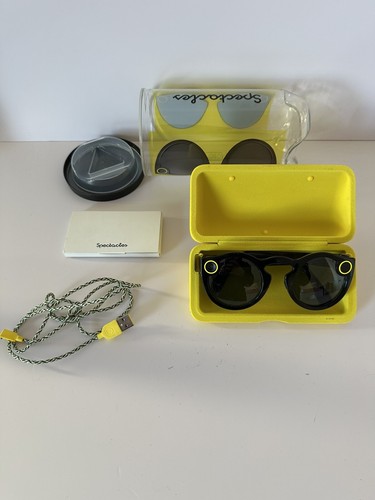 Snap Snapchat Spectacles Gen 1 Glasses Box Charger & Blackout Stickers ...