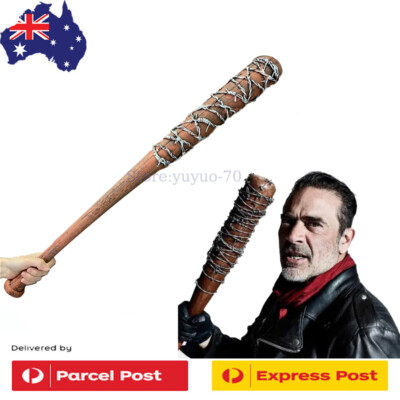 Walking Dead Baseball Bat Negan Rubber Replica 1:1 Solid Foam Cosplay ...
