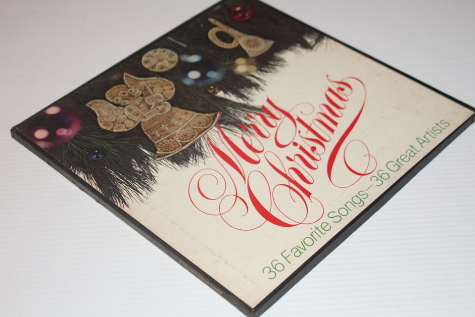 Merry Christmas - 36 Favorite Songs 3 LP Box Set 1975 Dean Martin, Tony ...