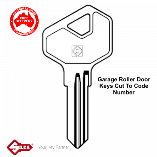 B&D Garage Roller Door Key Cut To Code Number Suits L&F, Gliderol, BnD ...