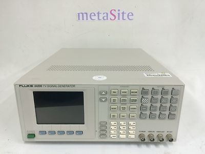 FLUKE TV Signal Generator 54200 GPIB TXT PDC CC RGB PAL NTSC SECAM ...