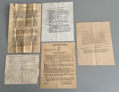 Vintage WWII Documents - US Navy - Press Documents - Equator Document ...