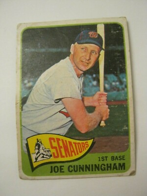 1965 Topps #496 Joe Cunningham Baseball Card (CS-54) | eBay