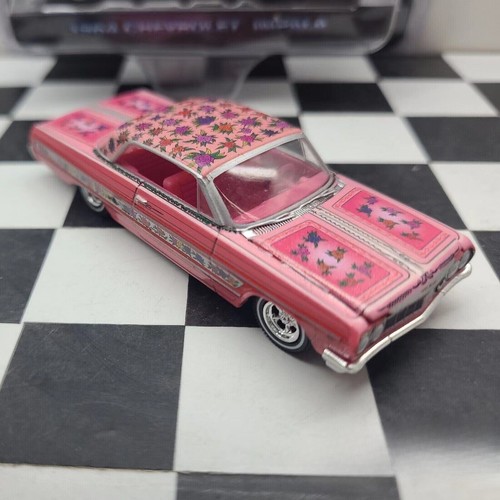 Greenlight 1:64 1964 Chevrolet Impala Lowrider Gypsy Rose Car Model ...