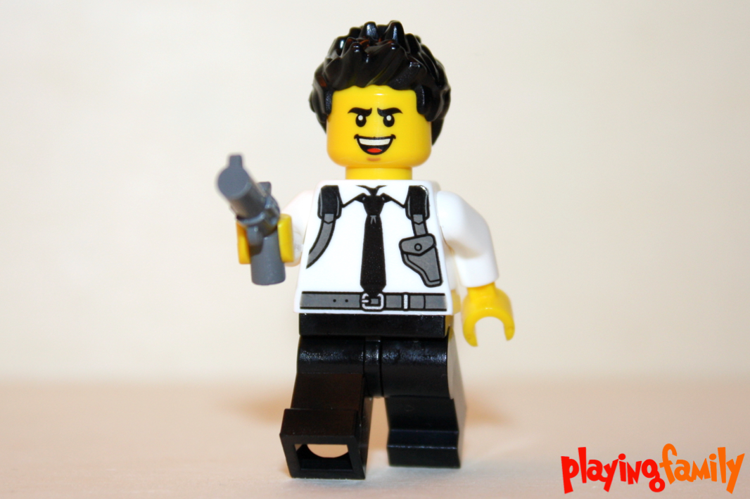 LEGO CITY Polizei, Polizist Kommissar Figur aus LEGO®-Teilen MOC, für ...