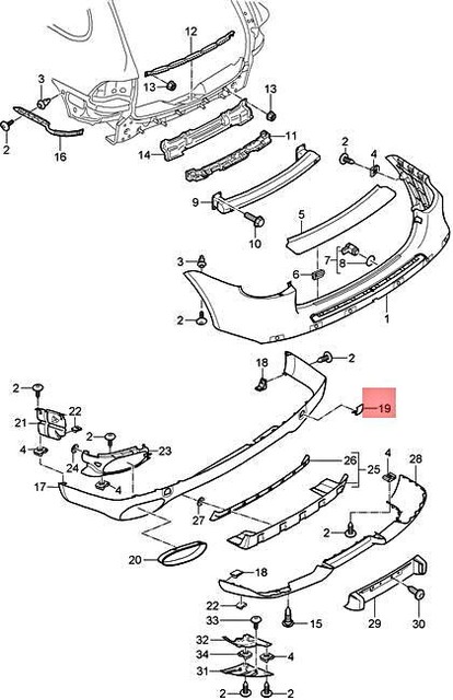 Porsche 95550544910G2X Genuine OEM Tow Eye Cap for sale online | eBay