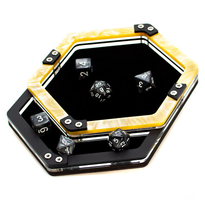 Executive Personal Dice Tray (Single Pocket in Yellow) | eBay