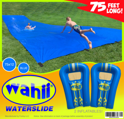 Wahii 75 WaterSlide - Includes 2 Inflatable Body Boards | eBay