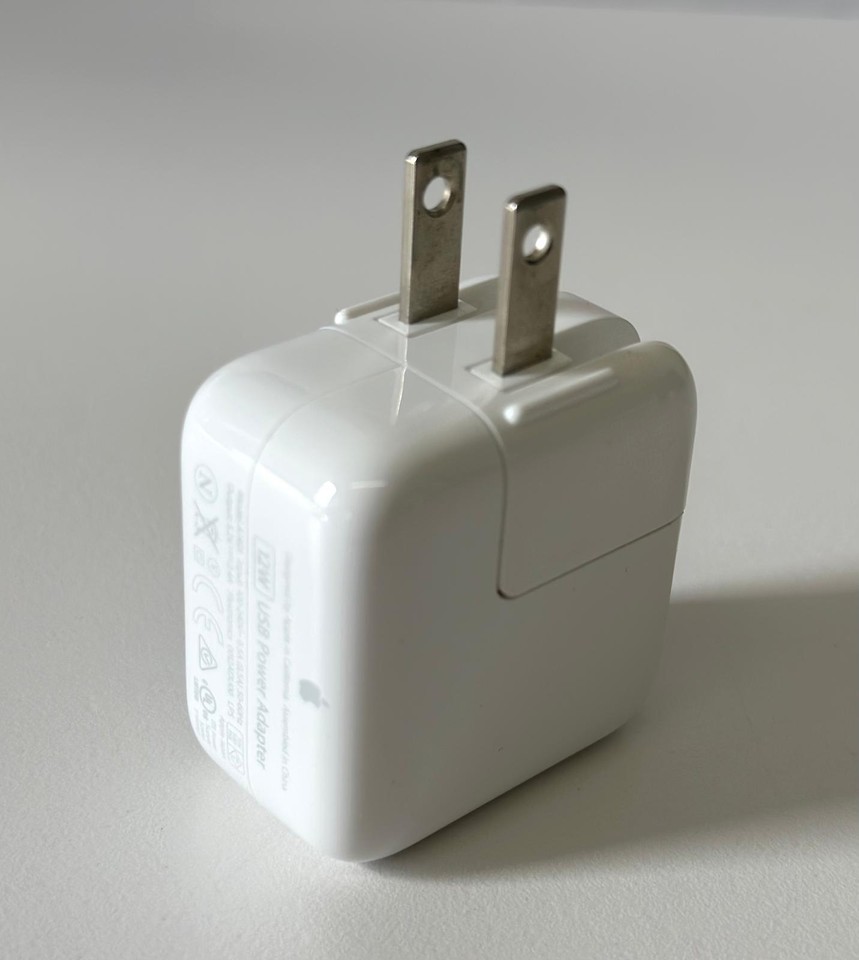 Genuine OEM Apple 12W USB Power Adapter Type A Wall Charger for iPhone ...