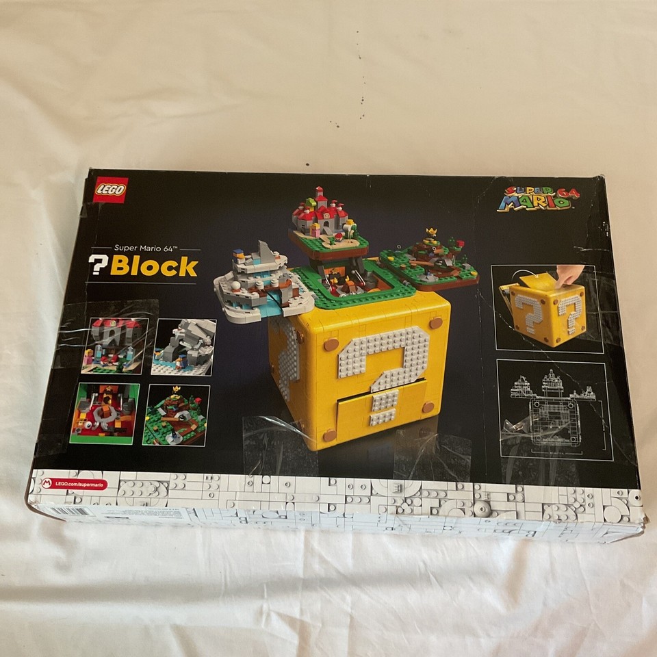LEGO 71395 Super Mario 64 Question Mark Block Set 2064 Pieces Building ...