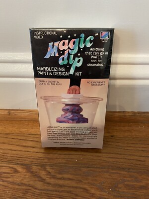 Rare Magic Dip Instructional Video VHS Tape Sealed Marbleizing and ...