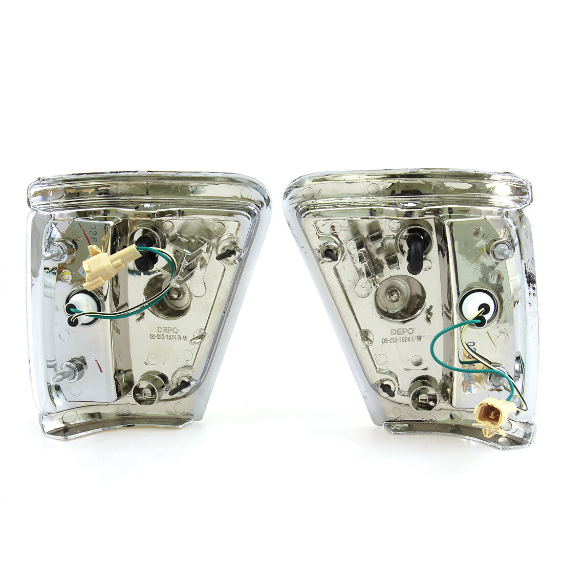 CHROME CLEAR CORNER LIGHT WIRE LR BULB 88-97 FIT TOYOTA SR5 HILUX LN111 ...