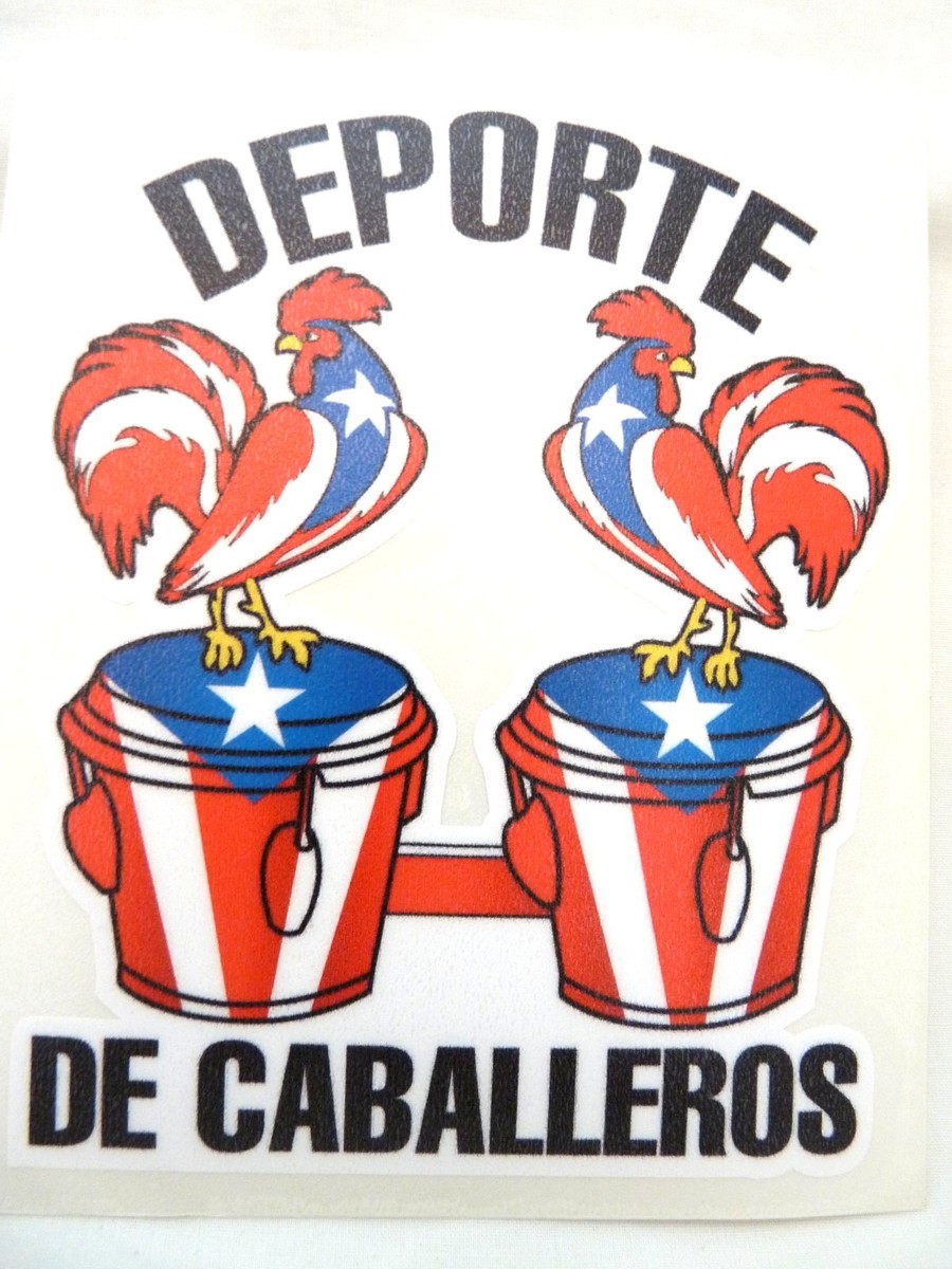 Puerto Rican Flag With Rooster