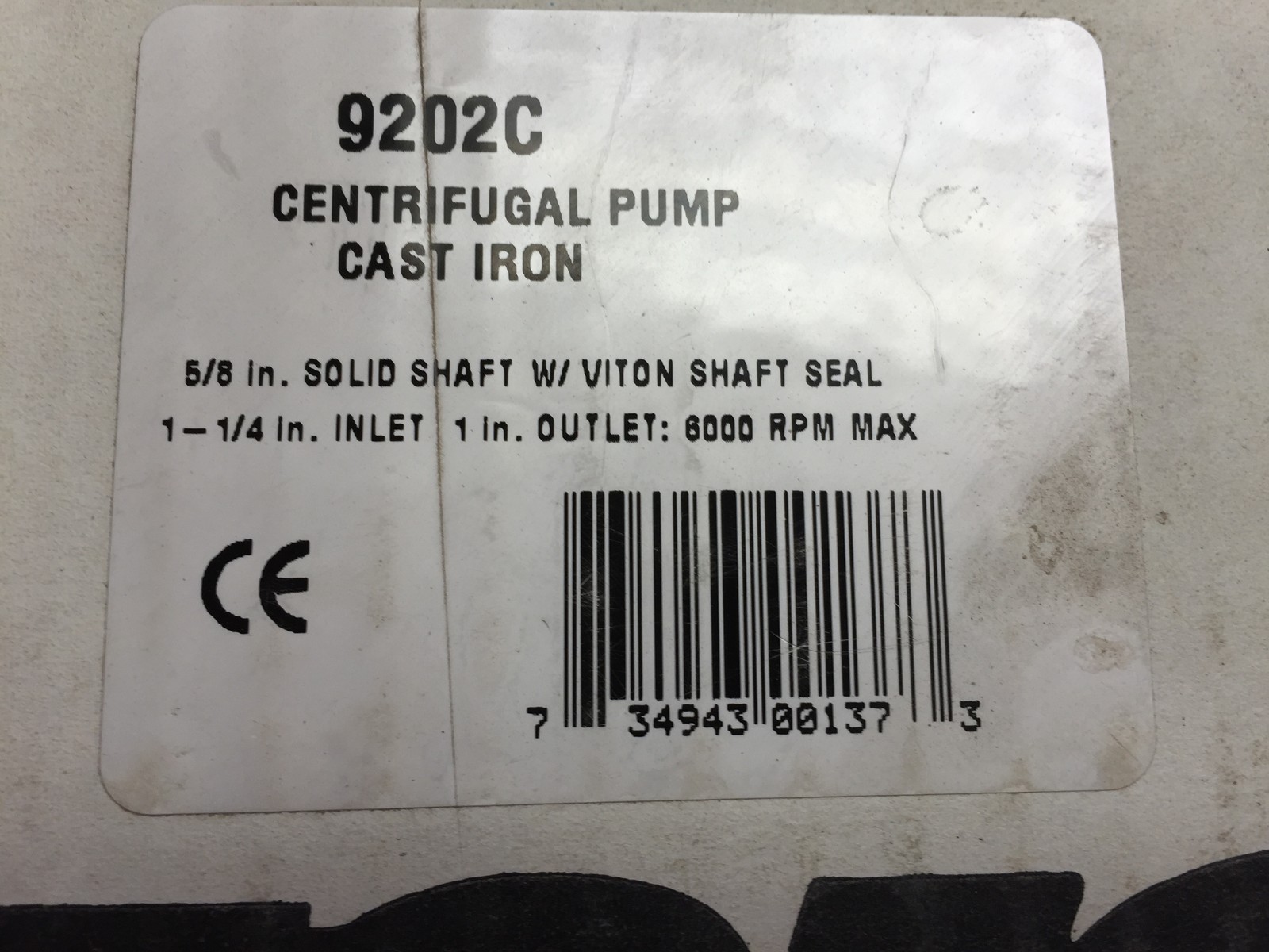 Hypro Centrifugal Cast Iron Pedestal Mount Pump - 9202C | eBay